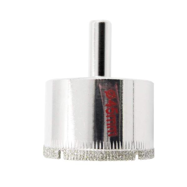 【商品概要】?高品質：ダイヤモンドホールソーコアドリルは、通常の鋼よりも耐摩耗性と耐久性に優れた高強度45＃鋼で作られています。?刃先の厚み：ガラスドリルビットの刃先にある高品質のダイヤモンドグリットの厚みは2mm、通常のダイヤモンドホール...