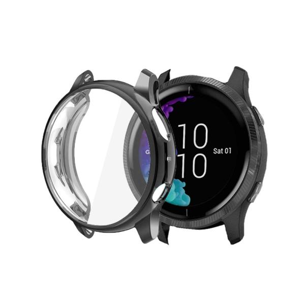 【商品概要】対応機種: GARMIN Venu 専用 全面保護ケース クリア スクリーンカバー バンパー柔軟TPU材質：柔軟なTPUを採用し、薄くて丈夫で柔軟性が高く、高透光率と高感度のタッチ、変形しにくくなっています。また耐衝撃性を備え、...