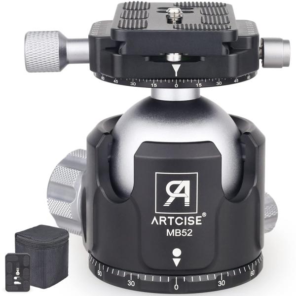 【商品概要】【低重心デザインなボールヘッド】雲台重心は約15%低く、もっと高い安定性があり、52ｍｍ大きなボール直径は30 kgの最大耐荷重量を提供します。航空レベルアルミ合金を採用し、ボールヘッド雲台は長時間使って問題なし、長い使用寿命が...