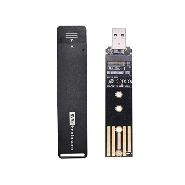 【商品概要】USB 3.0 - NVME M-key M.2 NGFF SATA SSD 外付けPCBAケース 変換アダプター RTL9210B チップセットこの商品には、PCBA(RTL9210Bチップセット)とケースが1つ含まれています...