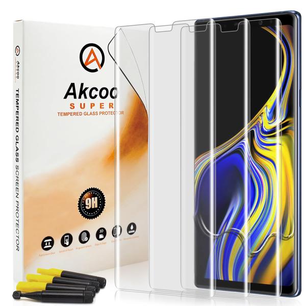 【商品概要】【3枚入り】この商品には、Samsung Galaxy Note 9 用のUVガラスプロテクターが3パック付属しています。商品の中には必要なすべての材料と、予備の付属品を提供します。マニュアルを読み、動画を見ることで完璧に貼り付...