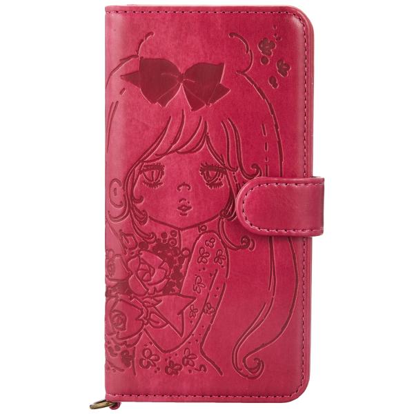 【商品概要】(c)ADO MIZUMORI対応機種：SE(第2世代)/8/7/6S/6素材：ポリウレタン(生地/イタリアン PU 使用)中側にカードポケット付き【商品説明】「水森亜土」の、手帳型iPhoneケースが登場！ サイズ：SE(第2...