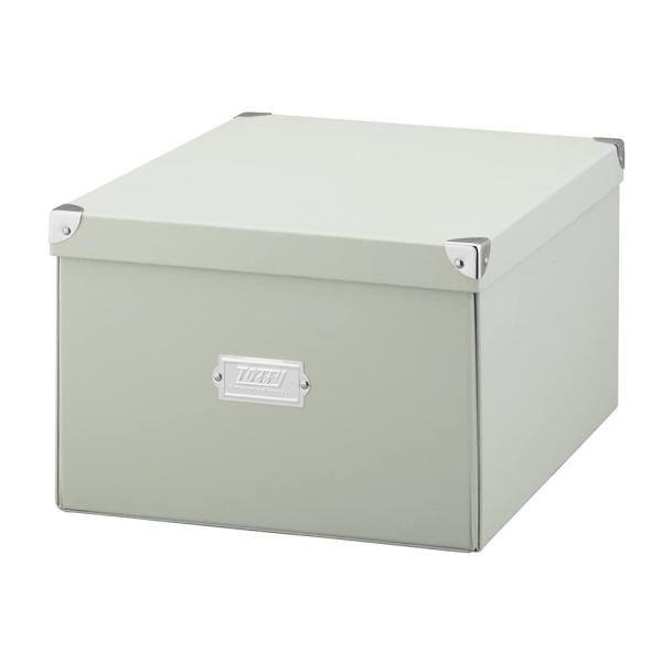 【商品概要】あっという間に簡単組み立て！ Toffyカラーのおしゃれなマジックボックス！紙製のおしゃれなフタ付き収納ボックス！ビスなどを使わず、簡単に組み立てられます！使わない時は折りたたんで収納できます。ボックスの内側は、タイポグラフィ柄...