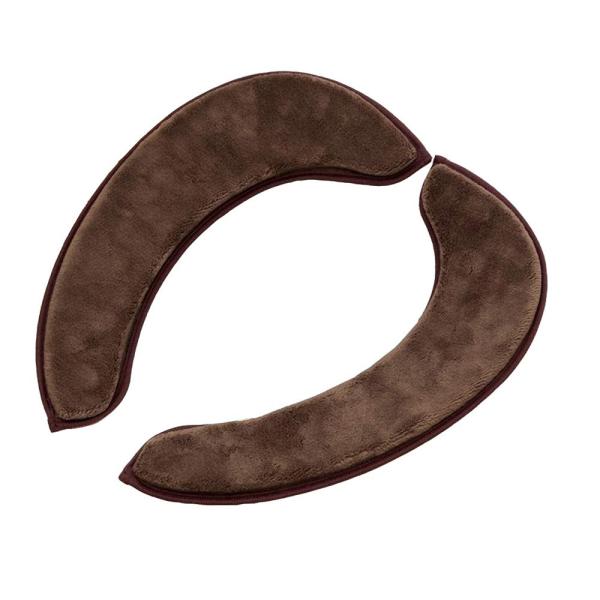 【商品概要】【サイズ】17×40×0.9cm　【商品重量】0.09kg【素材】ポリエステル　ウレタン　PVC貼り付けるだけで簡単取り付け♪クッション吸着便座シートです。Ｏ型・Ｕ型・暖房洗浄型など色々な型の便座に対応！洗濯機で丸洗いもOKだか...