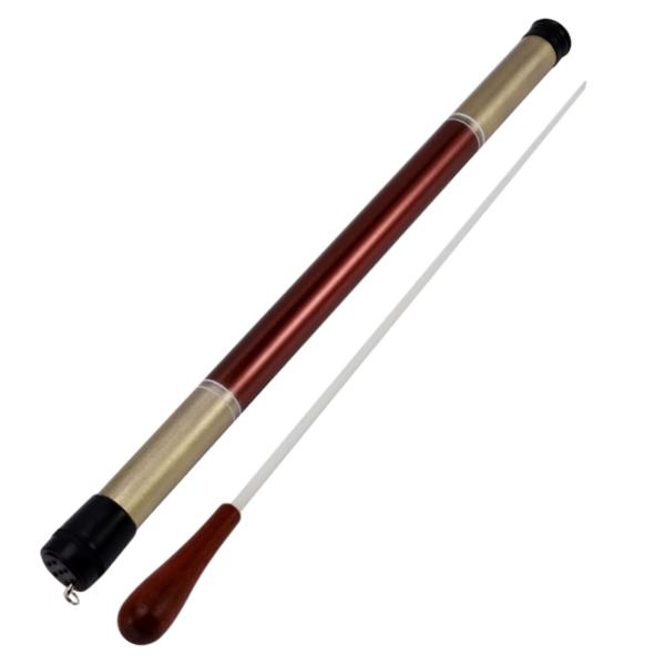 【商品概要】収納ケース付きタクト（指揮棒）です。木製のタクトで、 紫檀 （ ローズウッド ）、黒檀（エボニー）、梨木の3種類をご用意致しました。程よい硬さで、手に良くなじみ、握りやすい仕様です。また、その上品で美しい木目が、高級感を放ちます...
