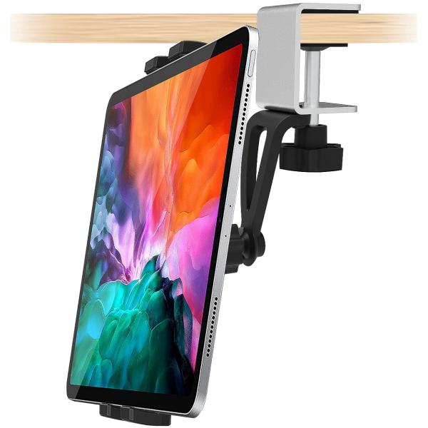 【商品概要】[広い互換性]このアンダーキャビネットタブレットホルダーは市販のほとんど携帯電話とタブレットPcに対応できます（4-12.9インチデバイス）。対応タブレット：Apple iPad Pro 9.7 / 10.5 / 11、iPad...
