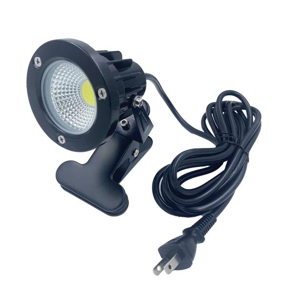 【商品概要】【高輝度と高演色性】消費電力:7W 色温度:電球色2700K ルーメン：650LM 電圧:AC85V〜265V 発光角度:120°。防水仕様：IP65 電源コード:約3ｍ【角度自由調節】アームは360°回転でき、ヘッド部は270...