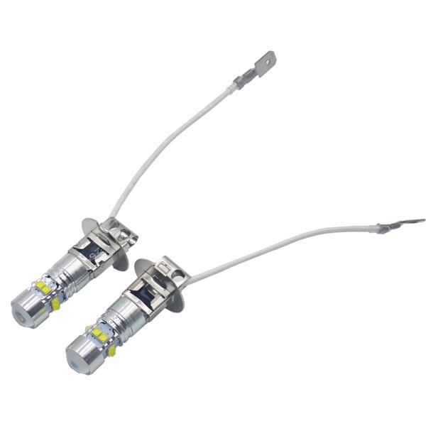 【商品概要】ハイパワー50W CREEチップ搭載、高輝度・きれいな白色発光LEDバルブ2個セットです。 省エネを究極まで追求した設計になっています。 台座の形状を改良し取付しやすくなったH3形状。 超拡散性、プロジェクターレンズ搭載 強い耐...