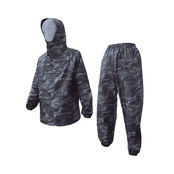 【商品概要】撥水コーティング加工を施した迷彩柄の上下組ヤッケです。パッケージ重量: 0.21 kg【商品説明】説明●撥水コーティング加工を施した迷彩柄の上下組ヤッケです。●裾ゴム入りで裾のバタツキを防ぎます。【商品詳細】ブランド：ケイワーク...