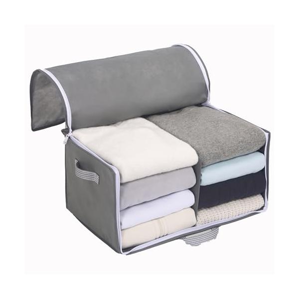 【商品概要】本体サイズ:約48×32×24cm本体重量:約336g素材・材質:(本体)ポリプロピレン、(窓)ポリエチレン、(芯板)紙原産国:ベトナム収納のめやす:セーター・トレーナーなら、約8〜10枚【商品説明】説明●シンプルなクローゼット...