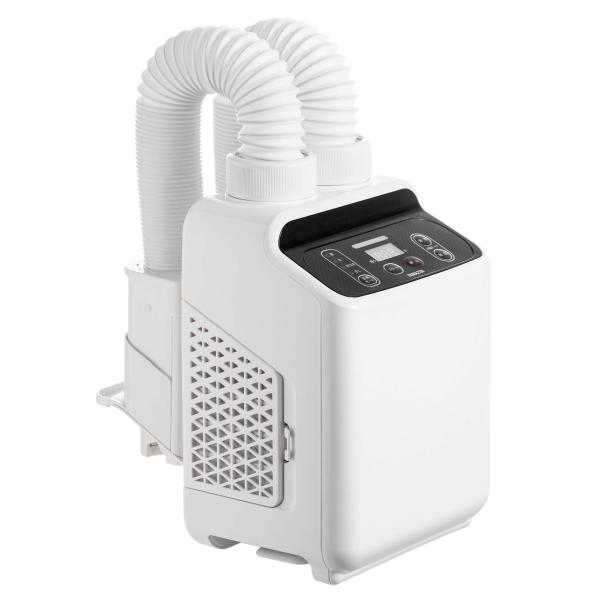 【商品概要】ダブルノズル 布団乾燥機 くつ乾燥アタッチメント2枚付き本体サイズ:幅19×奥行25.5×高さ37cm、重量:2.5kg手動モード:温度設定=3段階(温風(高)/温風(低)/送風)、時間設定=8段階(15/30/45/60/75...