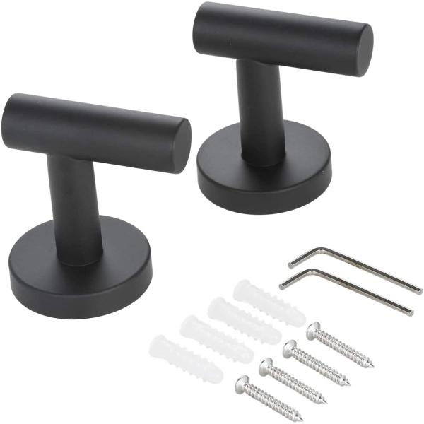 【商品概要】素材：このタオルフックは304ステンレス鋼製で、防錆性と耐久性に優れています。浴室やキッチンやトイレなど湿った環境で安心にご使用ください。デザイン：縁は滑らかになっているので、手を傷つける心配はありません。壁に打ち込まれたデザイ...