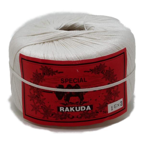 【商品概要】【素材】ラミー・麻100％【サイズ・重量】太さ：16/3(約0.5ミリ)　長さ:約690m玉巻　約225グラム【梱包サイズ・梱包重量】6×6×9（センチ）　226グラム【製造】日本【用途】タグ、縫い糸、アウトドア、ラッピング、結...