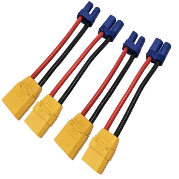 【商品概要】モデル1：Amass XT90 XT90Hオスプラグコネクタは10cm 12AWGケーブルワイヤでEC5メスプラグコネクタに変換されます。モデル2：Amass XT90 XT90Hメスプラグコネクタは10cm 12AWGケーブル...