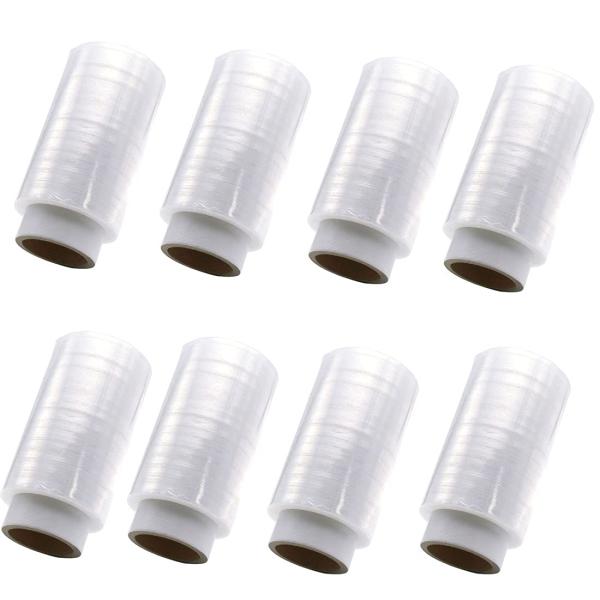 【商品概要】素材／フィルム：ポリエチレン　芯：紙奥行×巾×高（mm）：60×60×120　　重さ（グラム）：104g【商品説明】8巻　セットです。 ハンディーラップ製品本体 交換用です 使用シーンは多岐に渡り、雑誌、新聞、段ボールや個人間取...