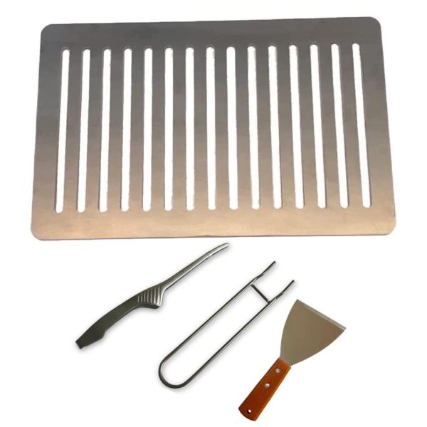 【商品概要】ガスロースターの焼肉屋さん仕様あぶりやにピッタリサイズ鉄板ならではの美味しい焼き上がりリフター　トング　コゲ落とし　つき【商品説明】あぶりや用鉄板【商品詳細】ブランド：IWKイノベーション商品種別：ホーム＆キッチン商品名：イワタ...