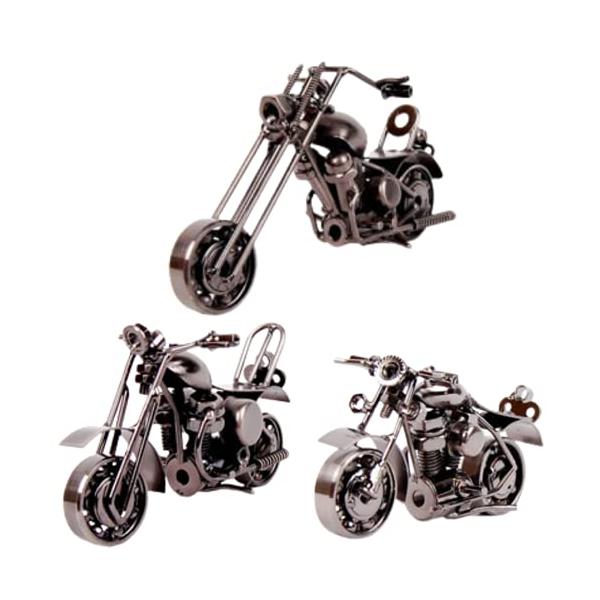 【商品概要】【アンティーク＆バイク好きにはたまらない！オブジェ】バイクのデザインを、繊細にアンティーク調に落とし込んだミニチュアオブジェです。ヴィンテージ感あふれる質感で、お部屋やお店にアメリカンスピリットのテイストをプラス。一気にお部屋を...