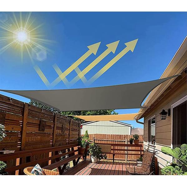 【商品概要】185gsm の高密度ポリエチレン材料を使用しており、高い耐久性と優れた耐候性を備えており、屋外に長時間設置しても劣化や腐敗しない。直射日光に含まれる有害な紫外線の約98% を遮光し、遮光率は約98% 。・取り付けはロープで縛る...