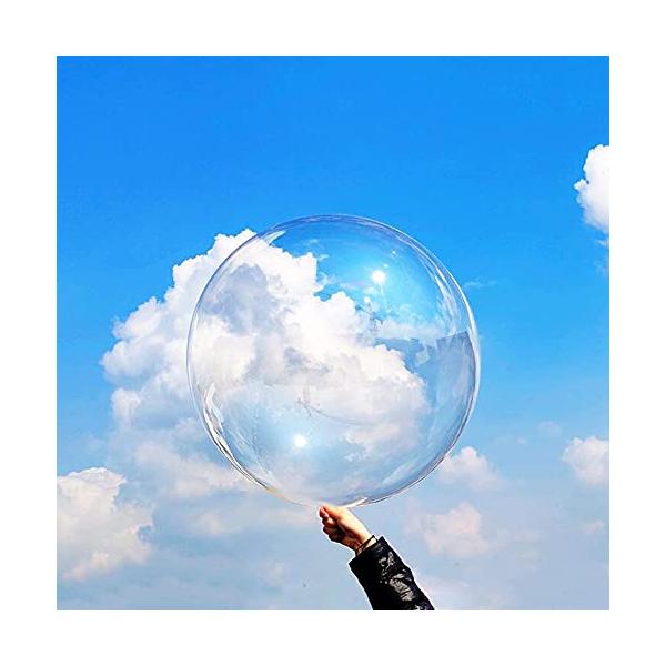 【商品概要】パッケージには以下が含まれます：50個の16CM透明バルーン。注意：このサイズは膨張前のサイズです。膨張後の最大直径が29cmに超えないで下さい。丈夫な高品質PVC : それがこちら！透明でまんまるの風船で、通称『アクアバルーン...