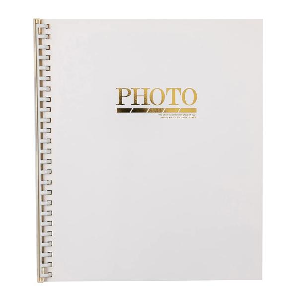 【商品概要】本体寸法:タテ325xヨコ285x背巾18mm本体重量(スリップケース込):800gポリプロピレン貼ボード表紙、25穴スチール製綴具台紙:四つ切セミサイズ・ライトフリー台紙(方眼入)15枚、貼付有効サイズ:タテ315xヨコ242...