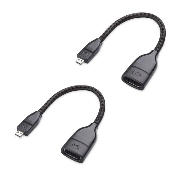 【商品概要】【幅広い分野で大活躍】このMicro HDMI HDMI 変換アダプターとHDMI ケーブル（別売り）にて、DSLRカメラ、ミニコンピューター、タブレット、Raspberry Pi 4（RPI4）などMicro HDMIポートが...