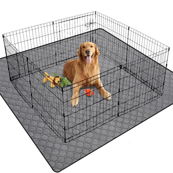 【商品概要】【TC綿・超吸水・速乾・抗菌加工】ULIGOTA洗えるペットシーツは超吸水綿であるTC綿を使用し、一回分の液体を30〜60秒で瞬間吸収し、 空気に触れる表面積が広いゆえに、乾きやすいくててトイレシートの表面はいつもサラサラ。一回...