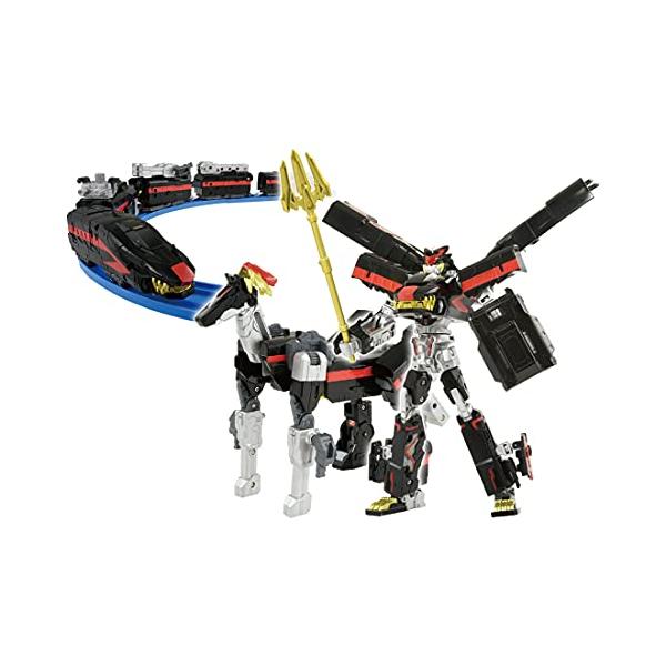 【商品概要】色:黒梱包サイズ:42 x 29 x 6 cm生産国:ベトナム素材:プラスチック【商品説明】説明商品紹介３両編成仕様で、新幹線からロボットに変形！安全警告小部品があります。誤飲・窒息の危険がありますので、３才未満のお子様には絶対...