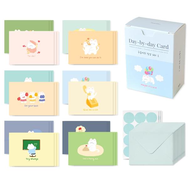 【商品概要】カードサイズ:9.0x6.7(cm)、封筒大:9.7x7.2(cm)、ステッカーの大きさ:直径1.7(cm)12種類のカードがデザインごとに各3枚ずつ入っています。 全部で36枚のカード、36枚の封筒、36個のステッカーで構成さ...