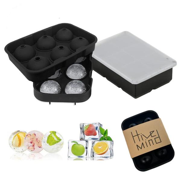 【商品概要】【非スティック設計】 堅いプラスチック製アイスキューブトレイとは異なり、当社の柔軟なアイストレイは耐久性のあるシリカゲル製です。 ひねりを入れるか、底を押すだけで、完全に成形された氷がカップに滑り込むのを見ることができます。 （...