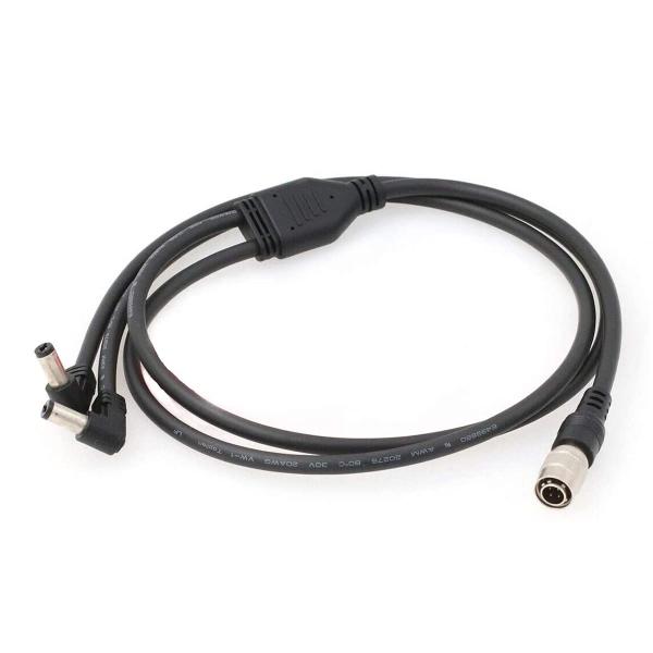 【商品概要】このY配電電源ケーブルSonyF5F55カメラまたはARRIAMIRAカメラ広瀬4ピンメスDC12V出力ポートの電源カメラアクセサリに適合します。Power KiPRO、Lectrosonic、LCDモニター、Atomos Sh...