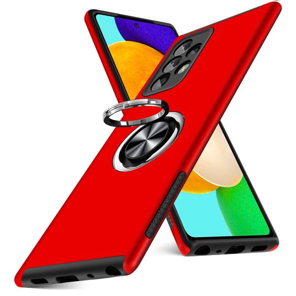 【商品概要】【対応機種】Samsung Galaxy A52 4G/5G スマートフォン保護カバー。【スタンド機能】ケース背面のメタルプレートにより、マグネットタイプのカーマウントやスタンド等を使用することができます。３６０度回転スタンド、...