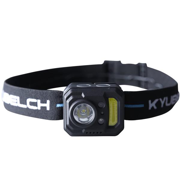 【商品概要】遠方を照らすメインLEDと周囲を照らすCOBLEDの2種類の光源を使用。「High+エリア」-「エリアのみ」-「High」-「Middle」-「Low」の切り替えで様々な状況に対応できるUSB充電式のヘッドライト。[サイズ]約5...