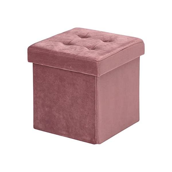 【商品概要】材質:生地/ポリエステル(ベロア素材) 中材/繊維板・不織布・ウレタンフォーム耐荷重:80kg内側は収納スペースサイズ:30×30×30cm組み立てる必要がある【商品説明】説明ちょっとした腰掛けとして使いやすいコンパクト収納スツ...