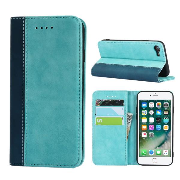 【商品概要】【対応機種】：iPhone SE (第2世代) 2020/ iPhone SE (第3世代) 2022/ iPhone 7/ iPhone 8 スマホケース二重保護：外部のカバーはは上質な合皮レザー素材を採用しており、放熱性や耐...