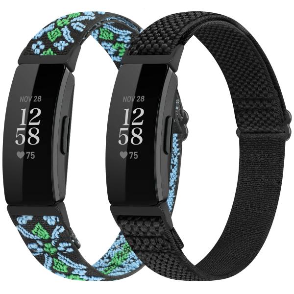 【商品概要】対応機種：Fitbit Inspire hr / Fitbit Inspire 2 / Fitbit inspire 。【弾性付きデザイン】---最新のゴムひもと調節可能なバックル設計を採用して、腕のサイズを最適に提供します。間...