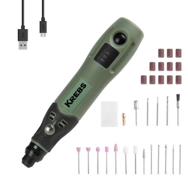 【商品概要】【USB充電式＆コードレス】Micro USB充電コードで、パソコンなどに接続しただけで、簡易に充電できます。【超軽量＆コンパクト】ペン型タイプの僅か90gで、女性の方やお子さまにやさしく、快適で作業できます。【3段スピード調節...