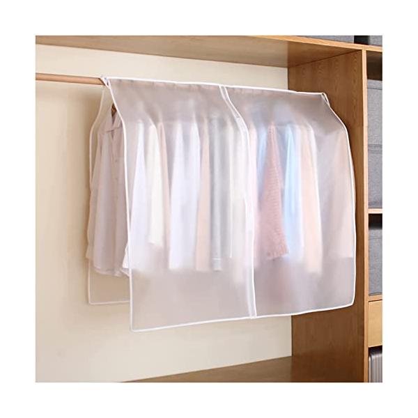 【商品概要】【商品仕様】：約幅110*高さ120cm、PEVAで作られて、お大切な服をホコリ、カビ、湿気、虫や汚れからしっかり守って、服を型崩れないし、衣類を大事に保管できます。【固定ヒモ付き】：両サイドのヒモをハンガーラックのパイプに結ぶ...