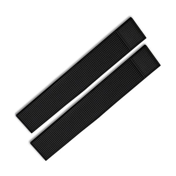 【商品概要】自宅がカウンターキッチンなので一気に雰囲気もでて有効活用してます。8cm × 60cm 2枚組PVC（ポリ塩化ビニール）製のバーマットです。ゴム製ではないので、特有のゴム臭さがありません。汚れたら洗うを繰り返して綺麗な状態で使う...