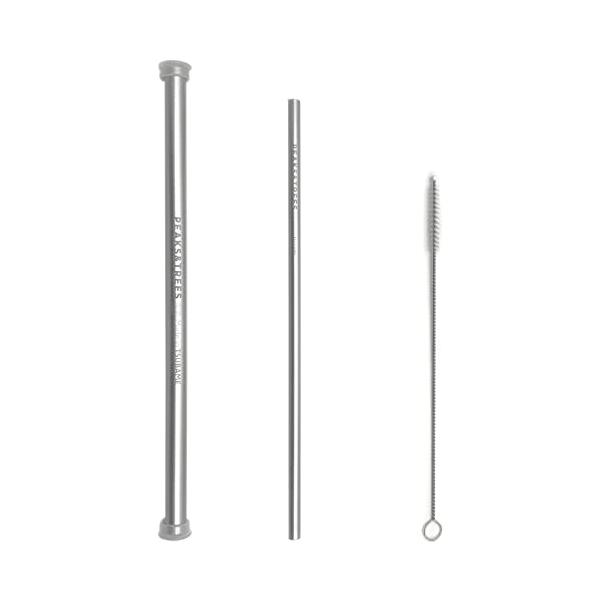 【商品概要】【?アルミストロー・ケース・お掃除ブラシセット】このセット1つで持ち歩きもお掃除もOK！【?冷たい飲み物がより美味しく♪アルミ製ストロー】素材は熱伝導性の良いアルミニウムを使用。冷たい飲み物がより冷たく感じられます。丈夫な素材な...