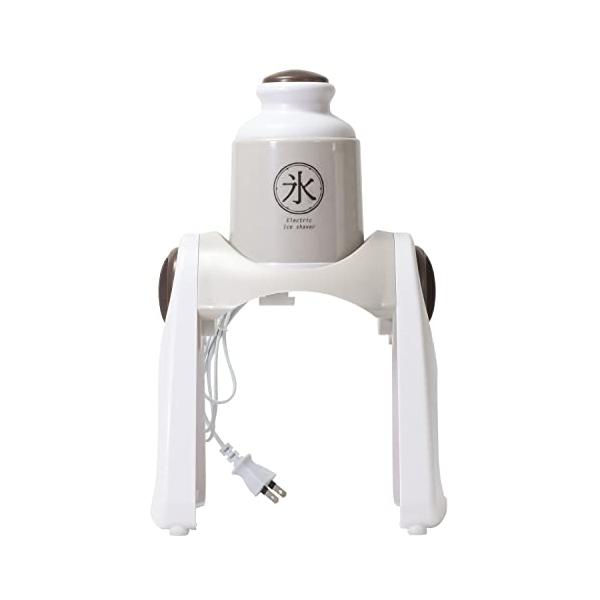 【商品概要】商品サイズ：幅23×奥行19×高さ35cm/重量：1.1kg素材・材質：【本体・氷ケース・脚部・固定ネジ】ABS樹脂（耐熱温度80℃・耐冷温度-10℃）、【調節レバー】ポリアセタール（耐熱温度90度・耐冷温度-20度）、【製氷カ...