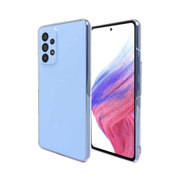 【商品概要】【対応機種】Galaxy A53 SC-53C SCG15【カラー/ 素材】クリア/ ポリカーボネート 重量：16g ※透明度の高い丈夫なポリカーボネート樹脂を使用【特徴】GALAXYの外観を損なわないことを最優先に考えた背面用...