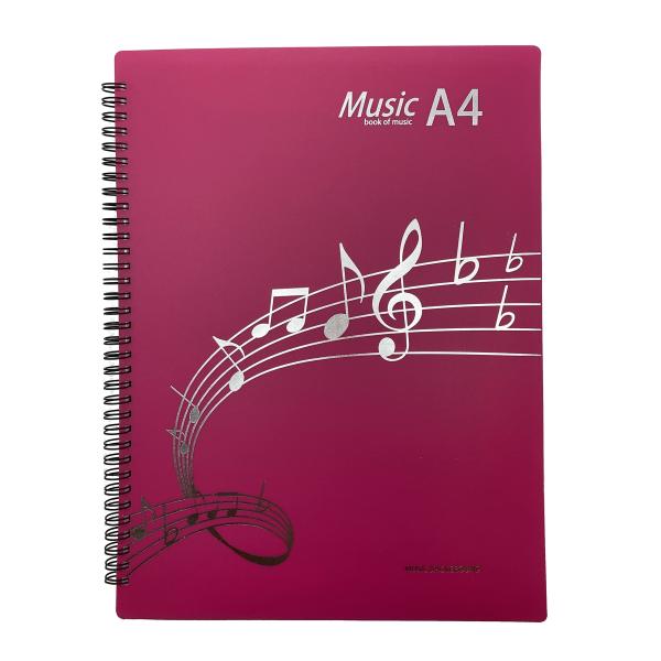 【商品概要】A4サイズ 楽譜ファイルです。楽譜ホルダー20枚入りのため合計40枚の楽譜が収納可能です。フィルムポケットへの挿し入れ式ではないので、広げた際に照明の映り込みや照り返しがなく、ステージ上で文字や譜面が飛んで見えなくなる心配があり...