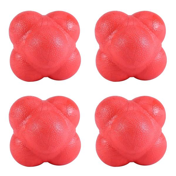 【商品概要】【リアクションボール】バウンドが予測できないリアクションボール4個セットです！6個の凸部分があるため、バウンドする際にどの方向に跳ねるかわかりません。【子供にも大人にも】幼児や子供、大人にも使用可能なボールです。幼児や子供はどこ...