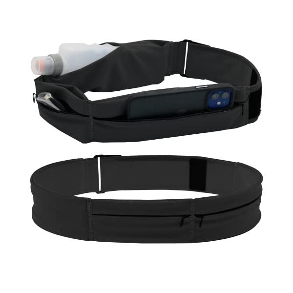 【商品概要】【揺れない・安定感良いランニングポーチ】高強度のマジックテープベルトを採用、長時間走っても緩くしない、ぜひ試していただきたいです。ベルトの長さを細かく調整でき、二つサイズ用意（S：ウエスト60-85cm対応、L：ウエスト80-1...