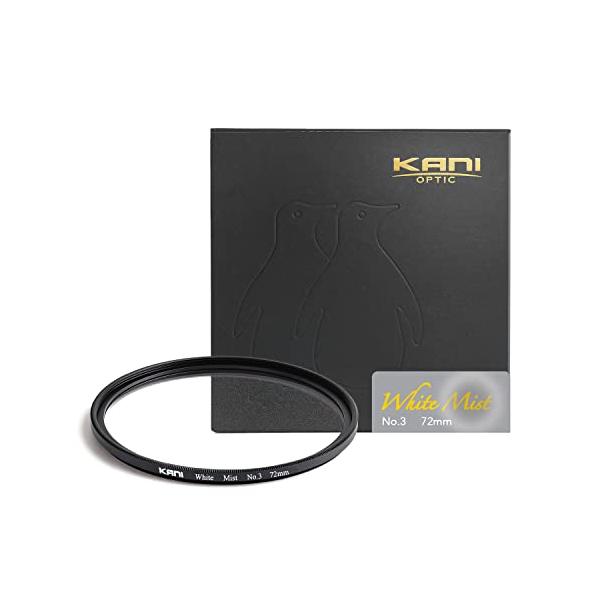 【商品概要】光の拡散効果によるソフト効果で、幻想的な雰囲気を創出するフィルターハイライトへの滲み効果により光に広がりを演出商品名称: White Premium Mist No.3 72mm (品番: K17343)フィルター枠径: 72m...