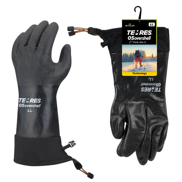 【商品概要】【アウターグローブ】インナーと組み合わせて使用できる防水のアウターグローブ。【樹脂コーティングによる防水加工】防水性を持つポリウレタンを手袋本体の全面にコーティングすることで、水の浸入を防ぎます。【透湿性と防水性を両立】汗などの...