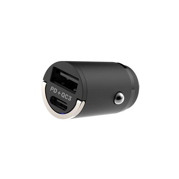 【商品概要】●車のDCソケットをUSB-AとType-Cの2ポートのUSB電源に変換。●USB PD(Power Delivery)規格準拠。USB Type-Cポート最大20W (9V/2.22Aまたは12V/1.67A)の高出力。●クア...