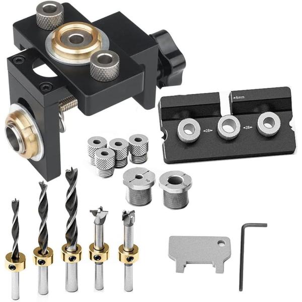 【商品概要】材質：アルミ。表面処理：アルマイト。スケールマーク。クランプ範囲：0〜52mmコネクティングロッドは、丸い木製のほぞの位置決めと穴あけと一体化されています。分解が容易で、実際のニーズに応じて分解または組み立てることができます【商...