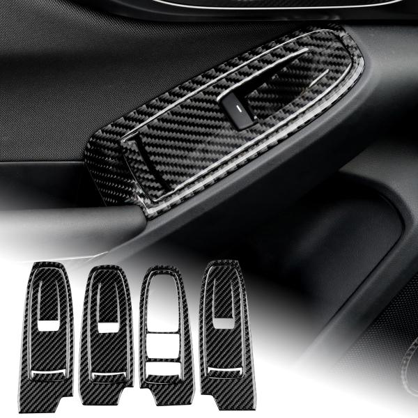 【商品概要】車種専用：スバル WRX 2代目 VB系/ WRX STI / レヴォーグ 2022-2025専用。右ハンドル車用。素材:製品は本物のカーボンファイバーでできており、保護を強化するために超透明コートポリウレタンが付いています。取...