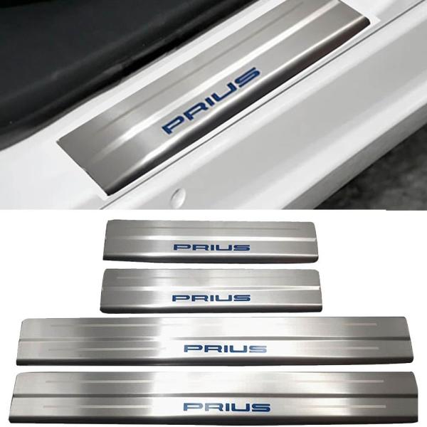 【商品概要】【車種専用形状】トヨタ プリウス 60系　実車に採寸し車種専用設計のため、フィット感良好、お客様に低予算で、最上位グレードの風格をお楽しみいただけるパーツです。【傷防止】車を乗降時に靴などが当たる際の衝撃、擦り傷から、スカッフプ...